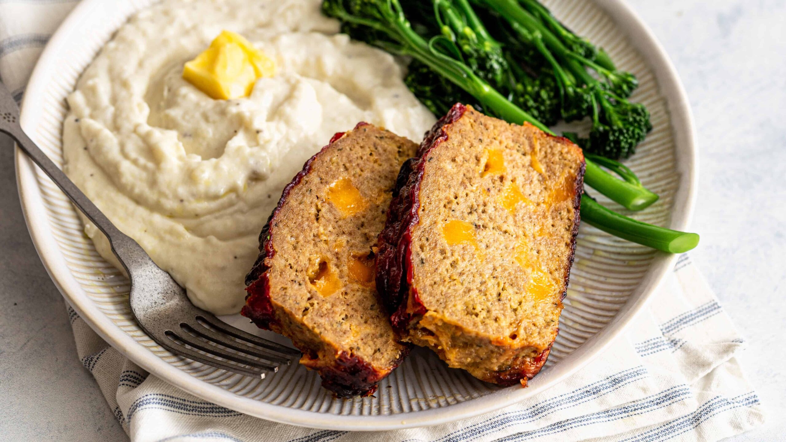 Cheesy Turkey Meatloaf - Big Recipe