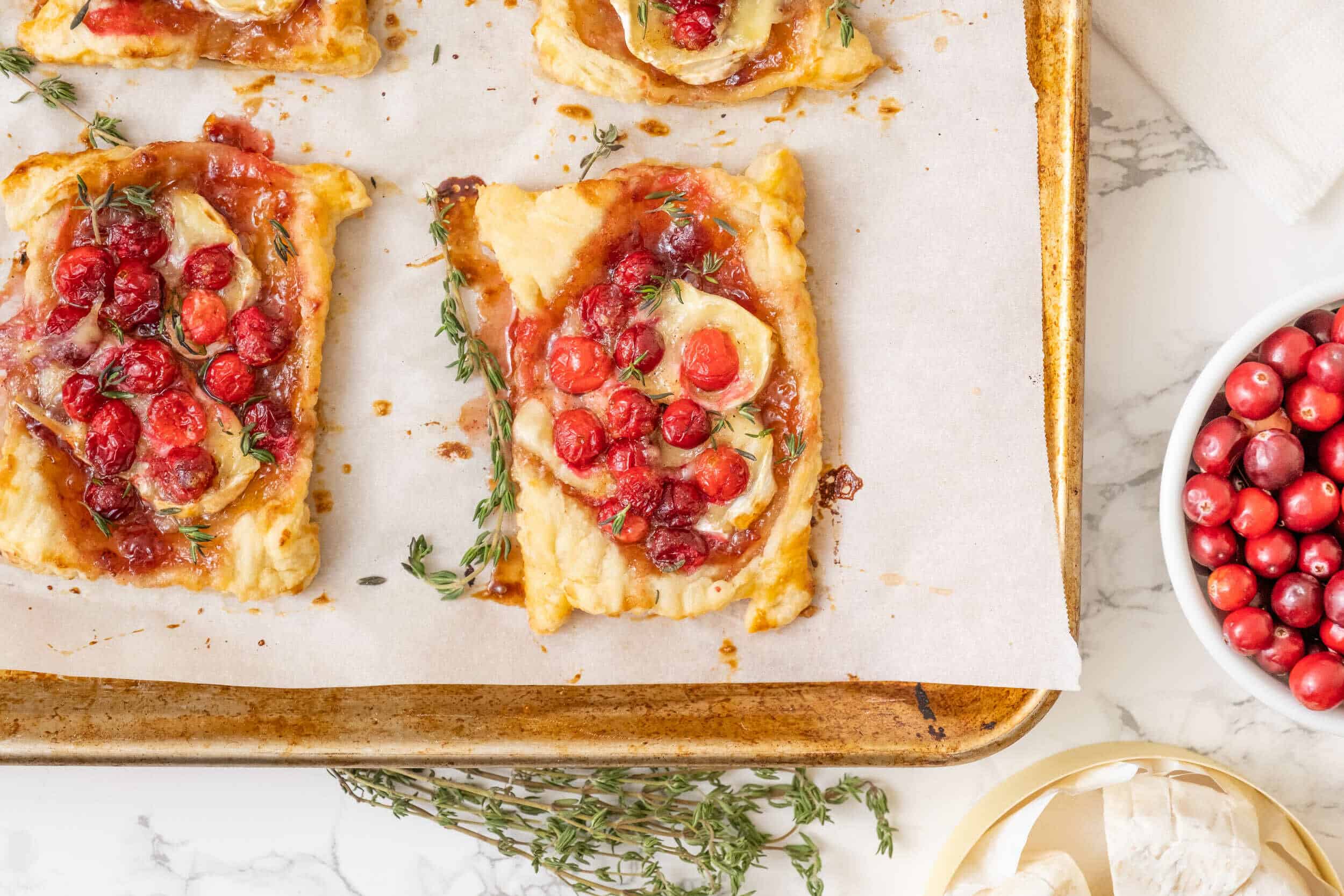 Crowd-Pleasing Cranberry & Brie Tarts - Big Recipe