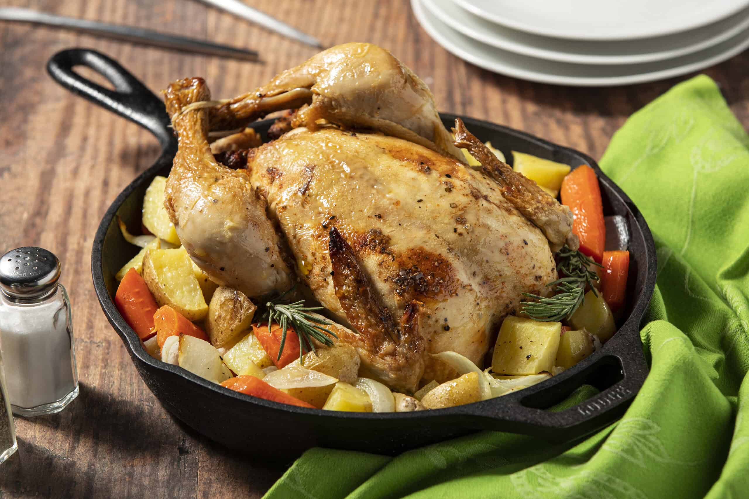 Easy Roasted Chicken - Big Recipe