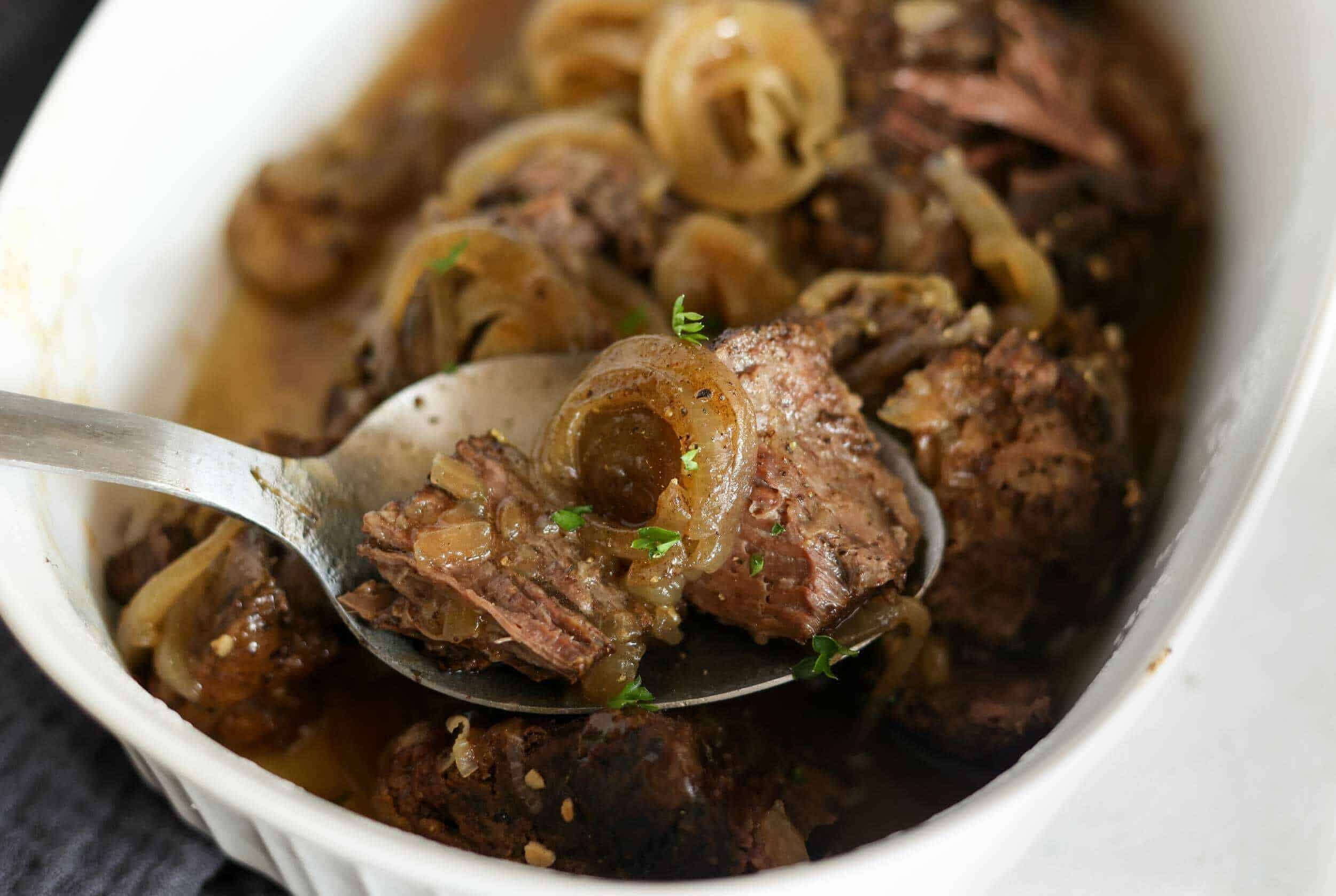 French Onion Pot Roast - Big Recipe