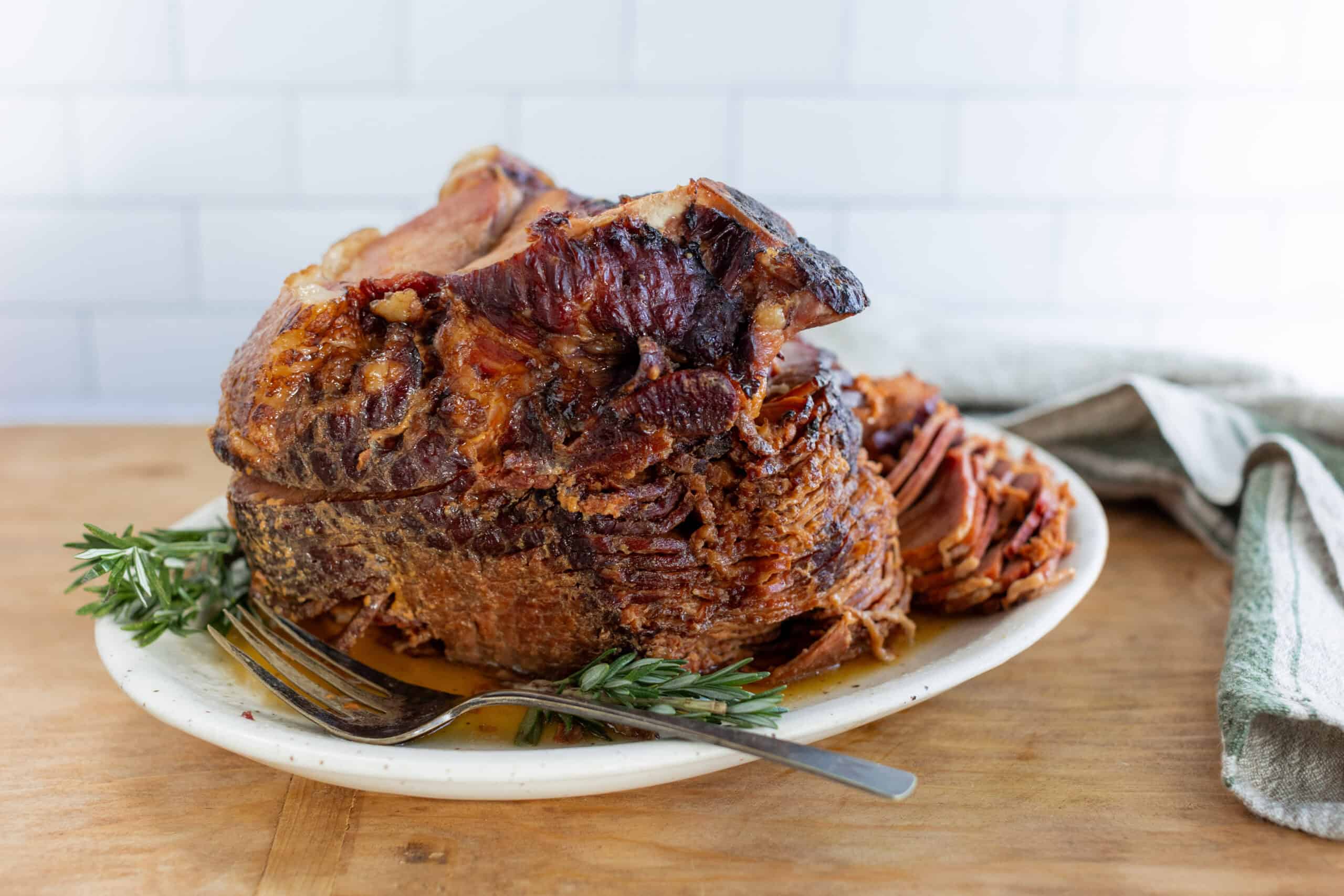 Slow Cooker Glazed Ham - Big Recipe