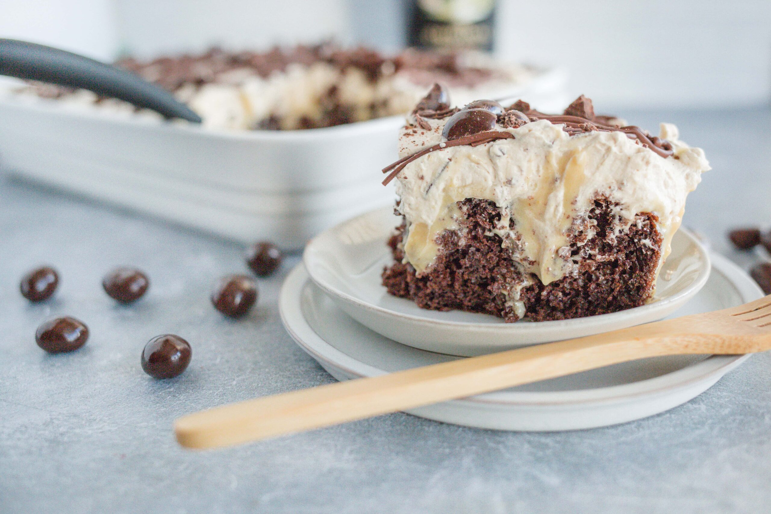 Irish Cream Poke Cake - Big Recipe