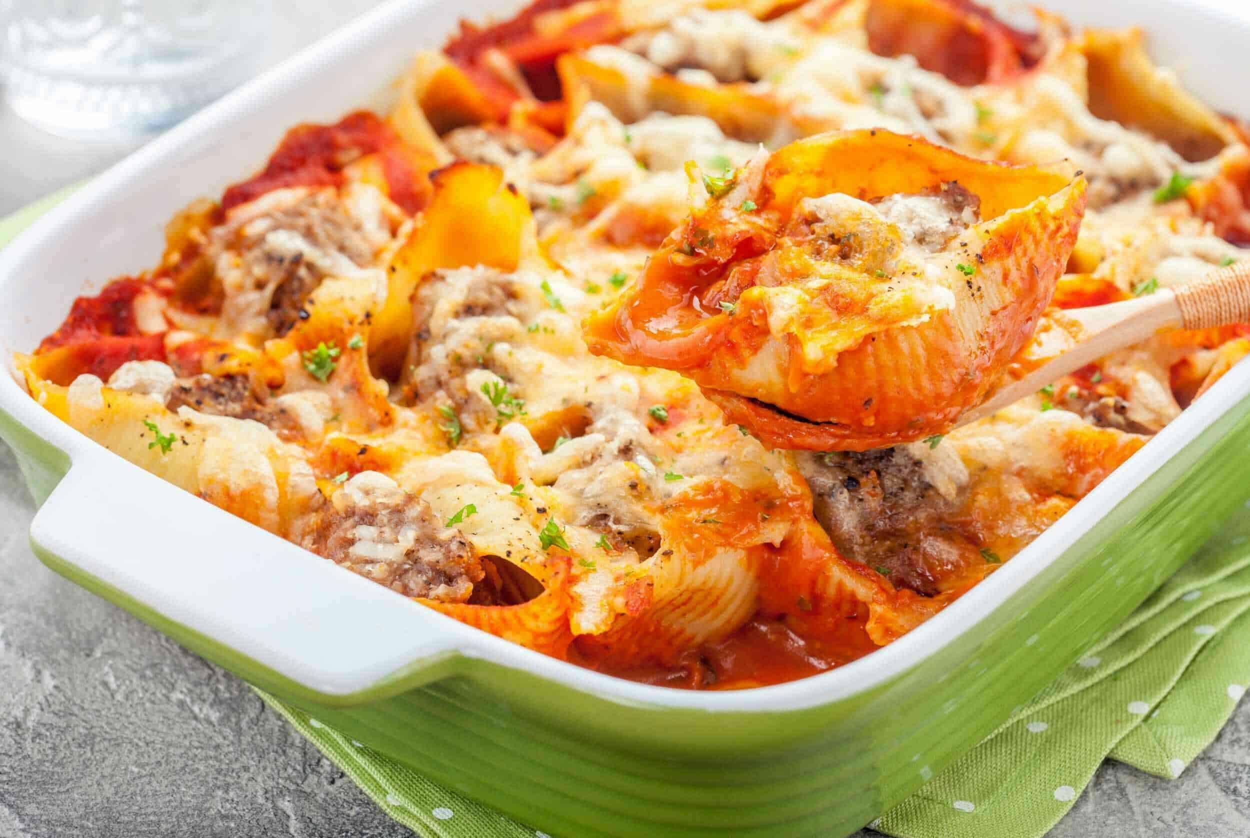 Italian Stuffed Pasta Shells - Big Recipe