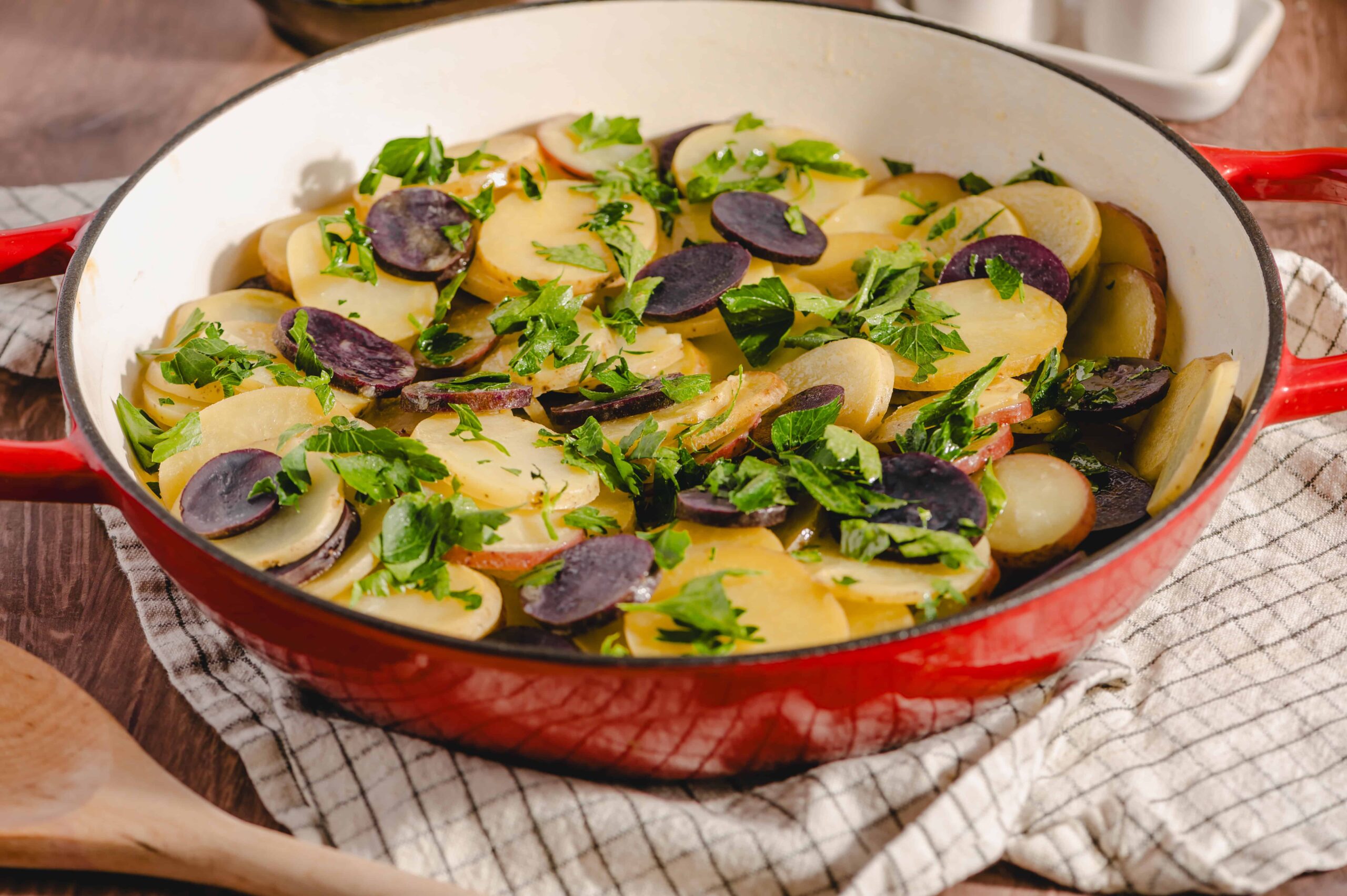 Simple French Potato Salad - Big Recipe