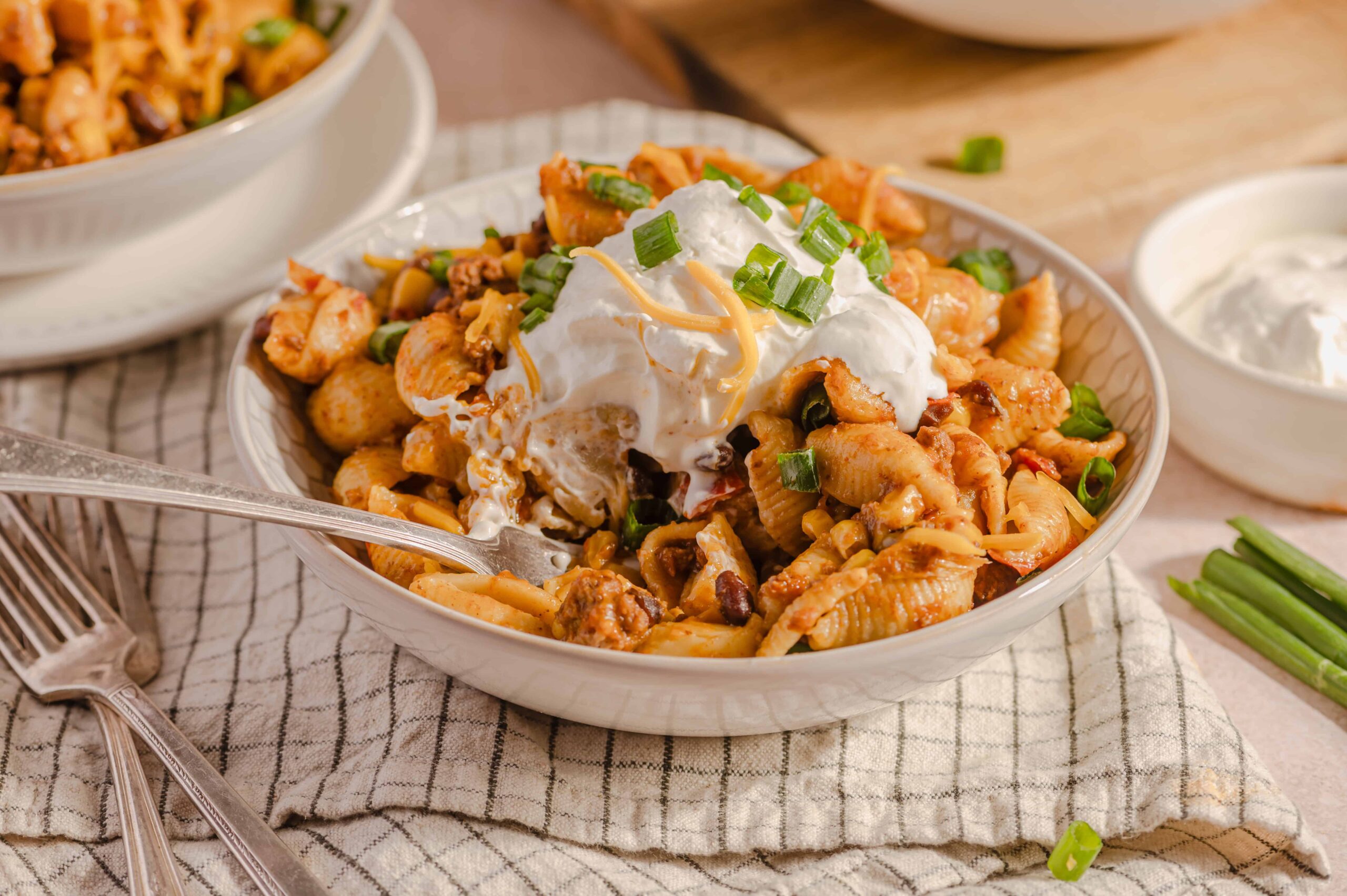 Slow Cooker Taco Pasta - Big Recipe