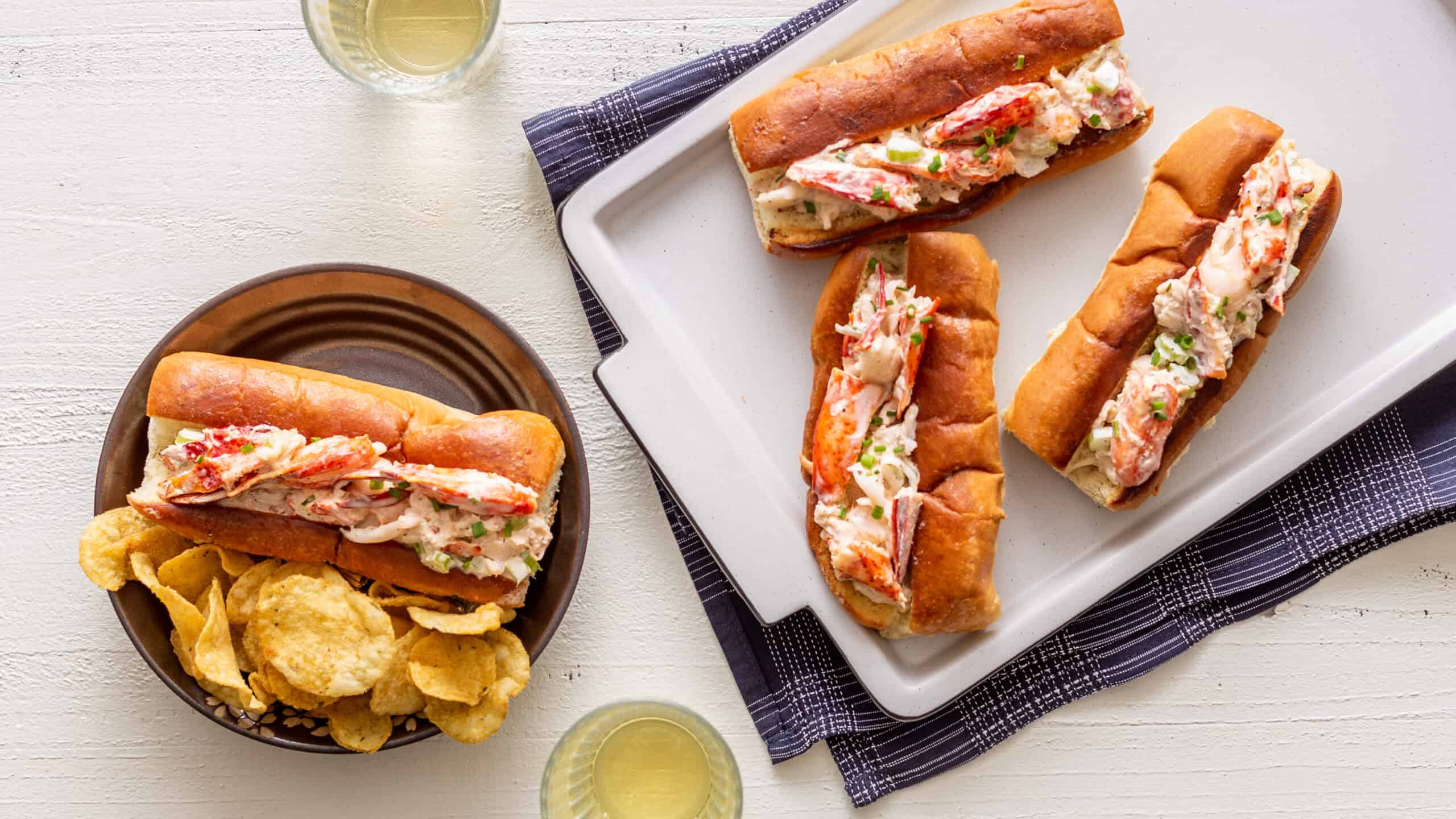 Split-Top Bun Lobster Rolls - Big Recipe