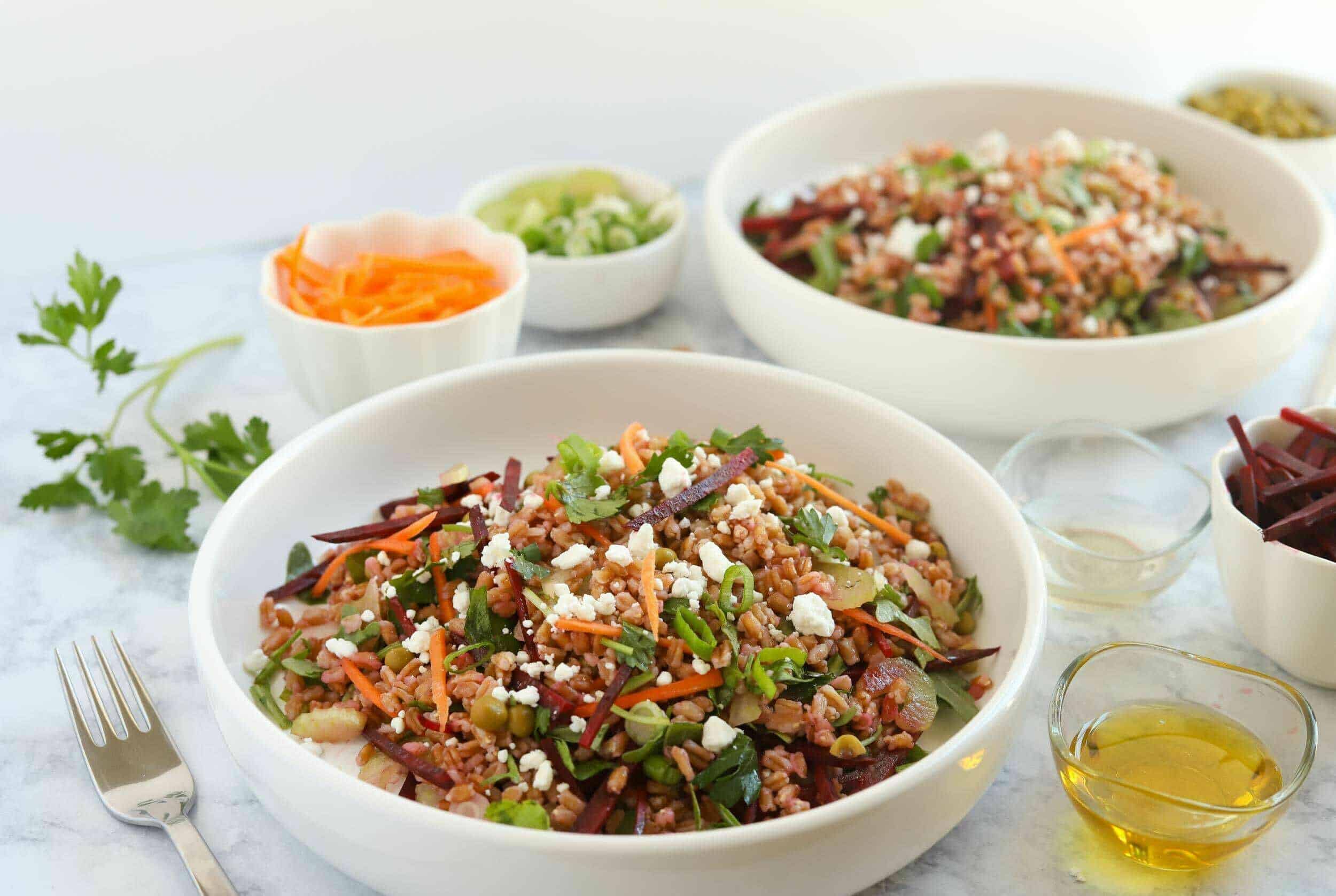 Spring Veggie Bowl - Big Recipe