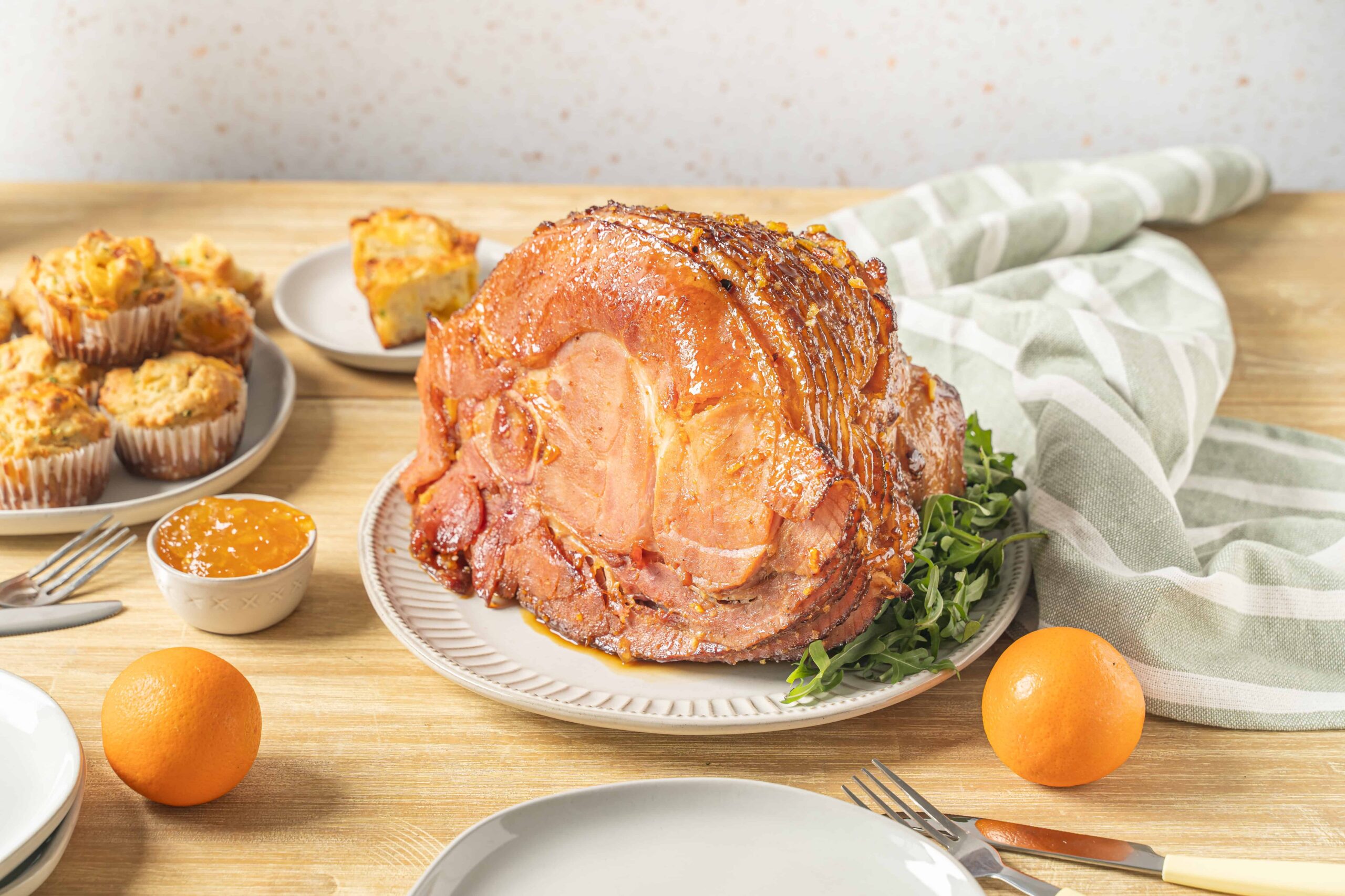 Sweet & Juicy Baked Ham - Big Recipe