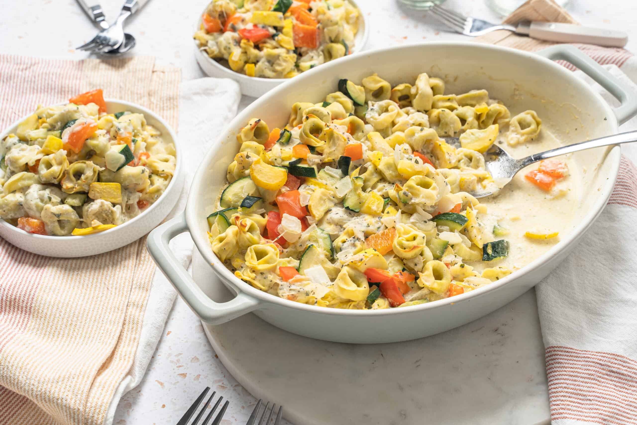 Veggie-Fresh Tortellini Bake - Big Recipe